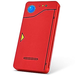 Switch Game Case Compatible with Nintendo Switch Games & Micro SD Cards, FUNLAB Switch Game Holder Cartridge Case with 24 Game Card Storage - Pokedex Red