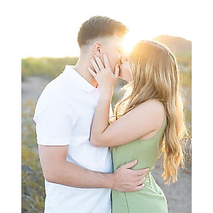 1 Carat Round Cut Bridal Set Moissanite Engagement Rings for Women Platinum Plated Silver Round Moissanite Rings -8.5