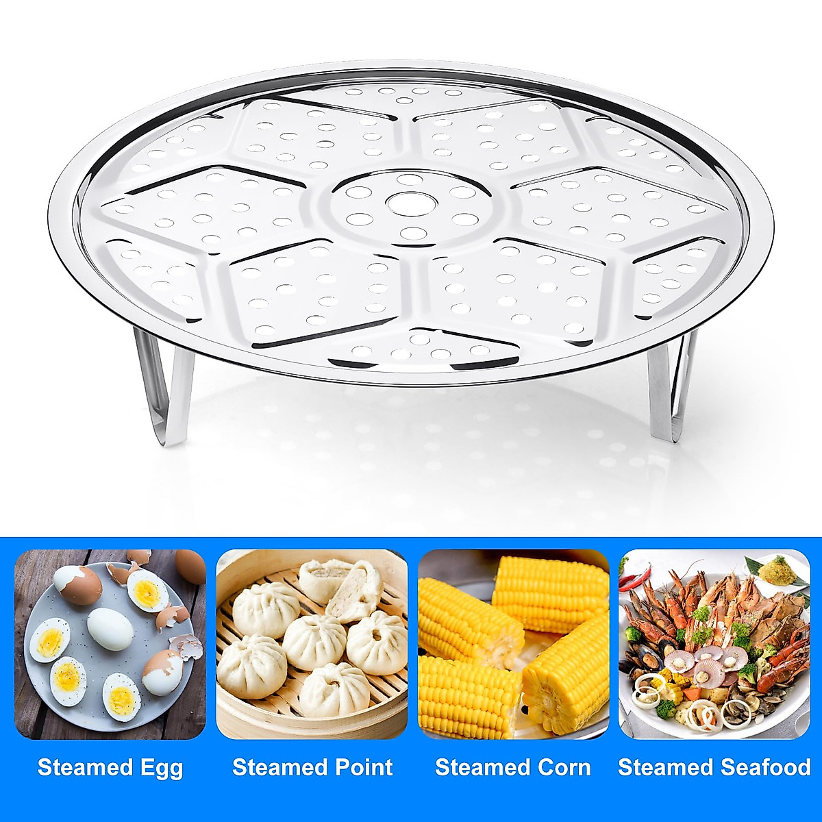 2 Pcs Pressure Canner Rack, 11-inch Pressure Cooker Rack, Stainless Steel Premium Canner Rack for Pressure Canner - Compatible with P-resto, All-American and More