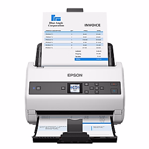 Epson Workforce DS-970 Sheetfed Scanner - 600 dpi Optical,White