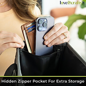 Large Craft Organizer Tote Bag - Art Bag 16 x 7.9 x 9.5 with Elastic Side Pockets to Keep Markers Tidy - Durable Craft Bag Organizer Tote - Caddy Organizer with Handle and Removable Divider (Grey)