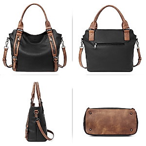 CLUCI Hobo Bags for Women Vegan Leather Handbags Large Ladies Purse Shoulder Bag