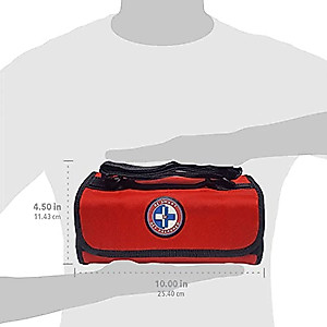 Be Smart Get Prepared 73-Piece Coach’s and Team Sports First Aid Kit in Roll up Bag: Clean, Treat, Protect Cuts, Scrapes. Home, Office, Car, School, Travel, Hunting, Outdoor, Camping, FSA HSA