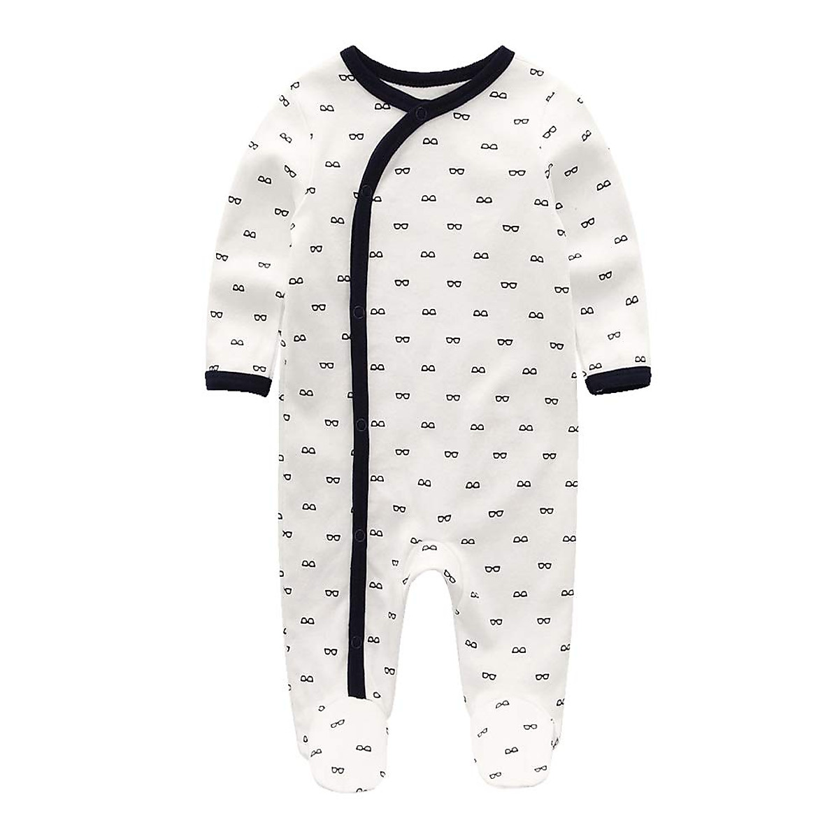 Newborn Baby Boy Girl Cotton Bodysuit Long Sleeve Jumpsuit 3-Pack Outfits Clothes Long Sleeve Baby Bodysuit