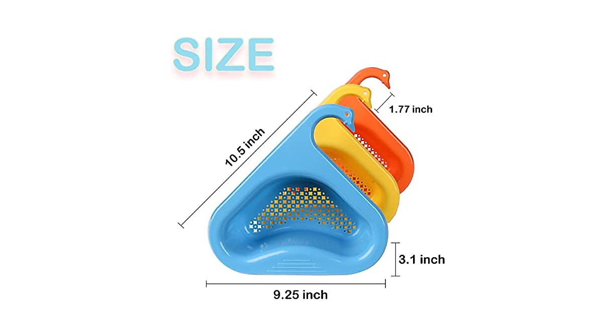 JJYDX 4 PCS Swan Drain Basket for Kitchen Sink, Multifunctional ...