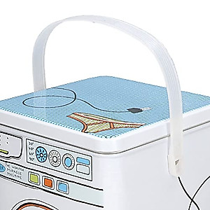 Oumefar Washing Powder Container, Laundry Detergent Container Large Capacity Multifunctional with Lid for Storage Kitchen