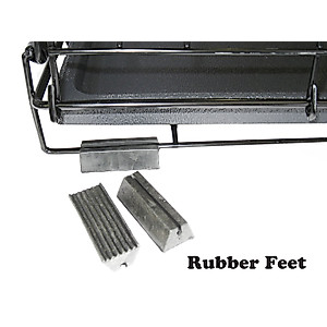 Go Pet Club 36-Inch Three Door Folding Metal Wired Cage Crate Dog Kennels Outdoor and Indoor Pet with Divider Panel, Removable Tray and Handle, Black