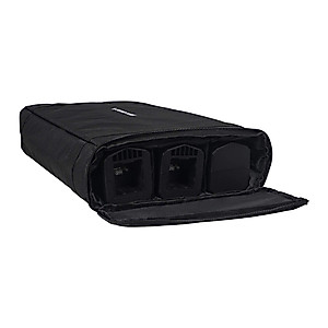 Sound Town Portable Line Array Column PA/DJ System with Sub Bass Module, TWS Bluetooth, Built-in 3-Channel Mixer, Carry Bag (CARPO-L1)