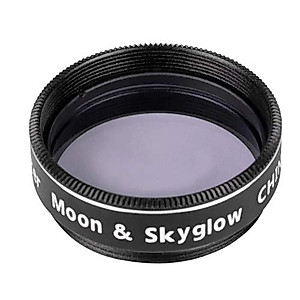 Celestron – Moon Filter Kit – Fits 1.25" Telescope Eyepieces – Includes 3 Varying Neutral Density Moon Filters, Sky Glow Filter & Moon Map – Perfect Accessory for Moon Viewing