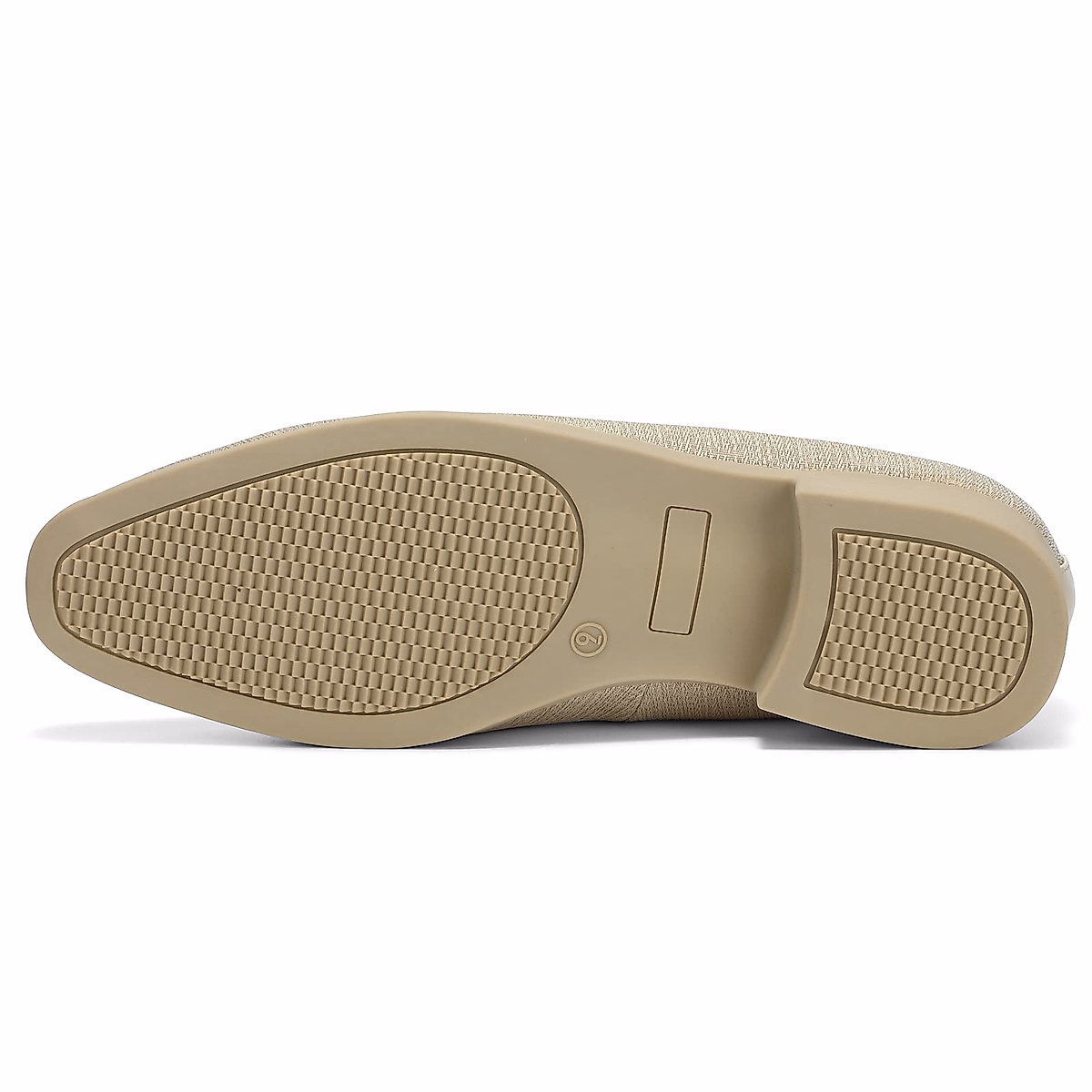 UUBARIS Mens Loafers Dress Shoes Slip On Driving Shoes City Tuxedo Walking Shoes Light Beige Size 12