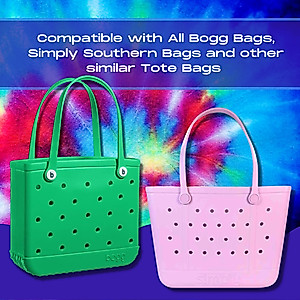 BAGLETS - Flower Charm Accessory Compatible with Bogg Bags & Other Similar Totes - Cute Decorative Charm Perfect for Customizing Your Bag – Made in USA (Tulip Charm)