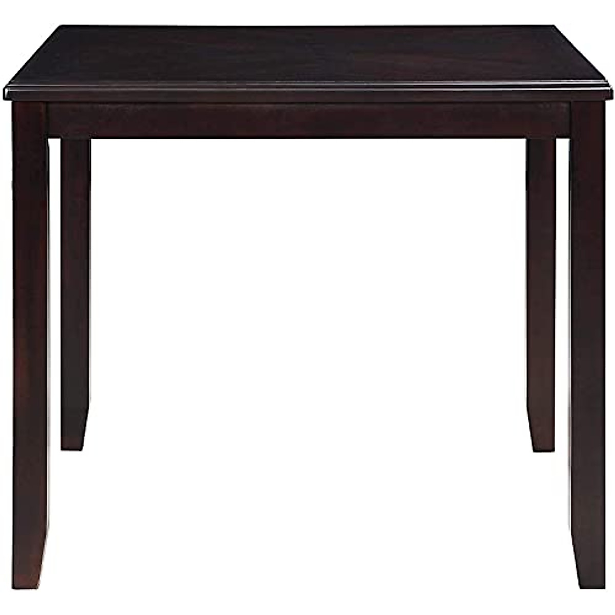 New Classic FURNITURE Gia 5-Piece Table with Four Chairs, Inch, 42" Counter Set, Ebony