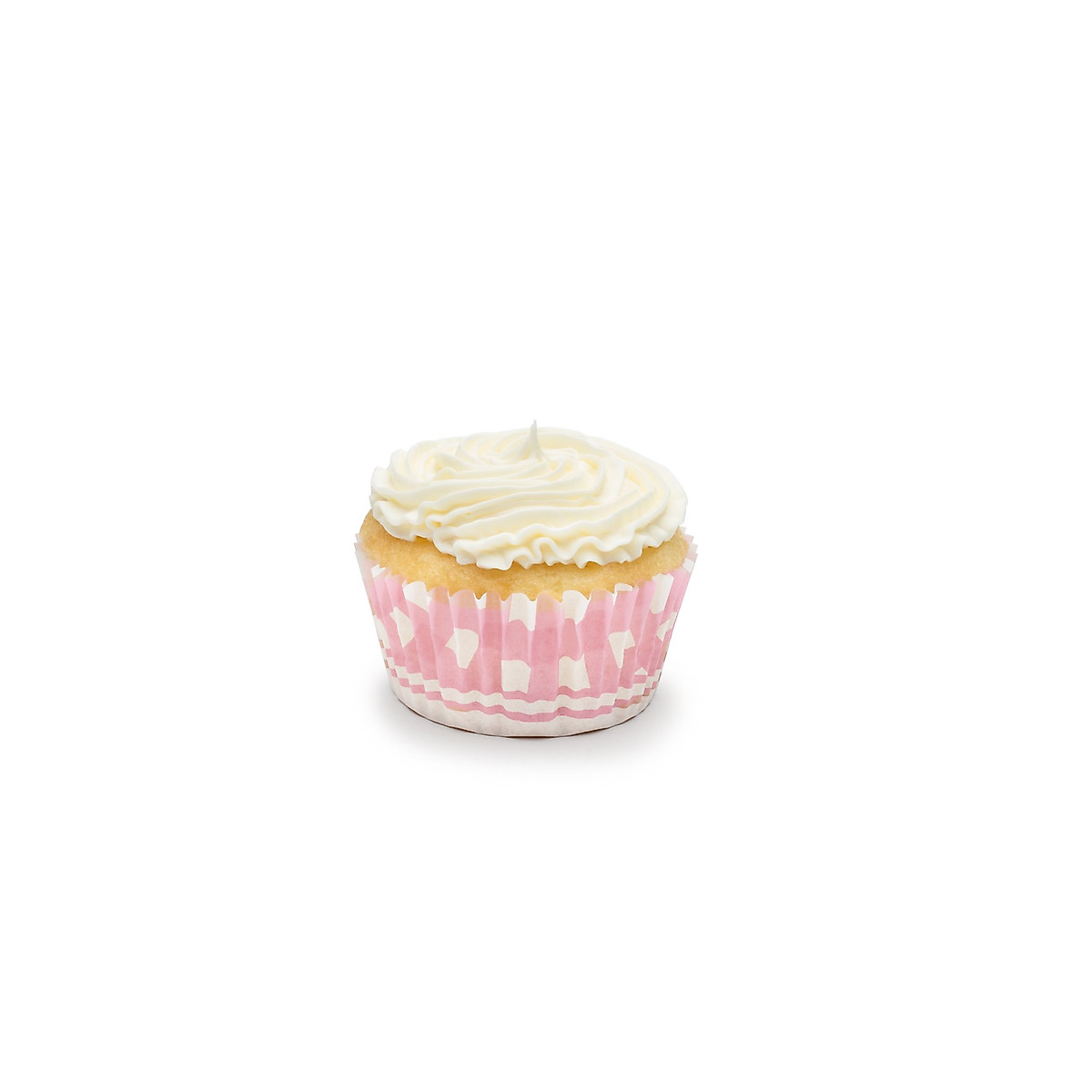 Fox Run Gingham Bunny Bake Cup Set, Standard, 50-Count, Pink