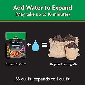 Miracle-Gro Expand 'n GRO Concentrated Planting Mix 0.33 CF (Pack of 2)