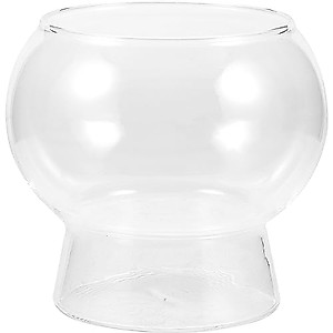 OSALADI Shampoo Hose Glass Dessert Bowl Ice Cream Cups Sundae Bowls Cute Globe Dessert Cups for Parfait Fruit Salad Snack Cocktail Party Trifle Bowl