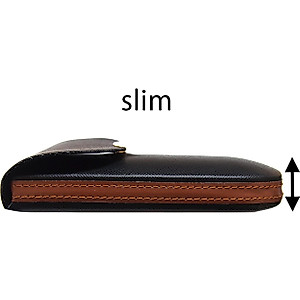 M-world Slim, Light, semi- Hard, Eye Glasses Case (Black)