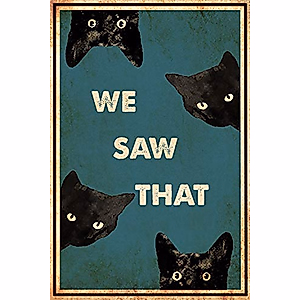 Wall Art Cat Bathroom Cat Stroking for Beginners Black and White Cat Art Wall Decor