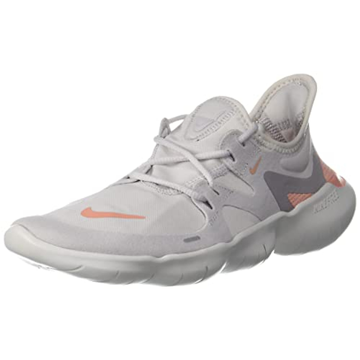 Nike Free RN 5.0 Women's Running Shoe White/Black-Half Blue-Hyper Pink 5.5