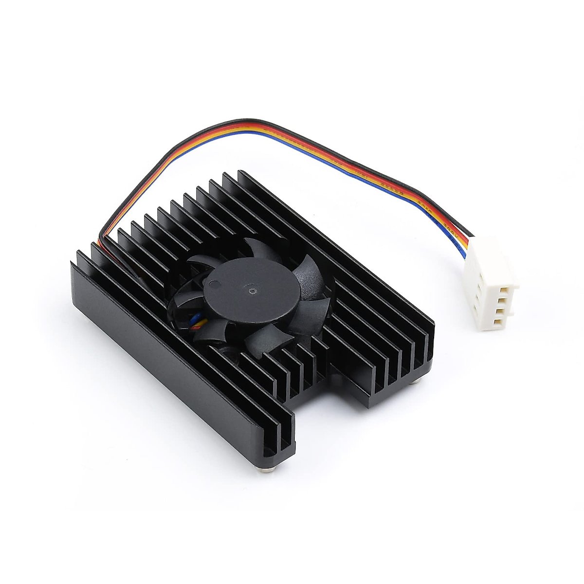 waveshare Cooling Fan for Raspberry Pi Compute Module 4 CM4, All-in-one Heatsink, PWM Speed Adjustable, 8000±10% RPM, Low Noise, with Thermal Tapes