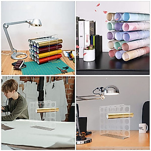 TEHAUX Storage Rack Vinyl Holder Vinyl Storage Vinyl Organizer Vinyl Mount Vinyl Frame Vinyl Wall Holder Craft Organizer Craft Room Organizers and Storage Vinyl Stand