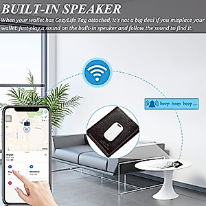 1PCS Smart Tracker Works with Apple Find My, Super Small Wireless Powerful Item Locator, Remote Keys Finder, Waterproof Tracking Device for Keys, Wallet, Pet, Bag, Backpack, Luggage and More, iOS ONLY