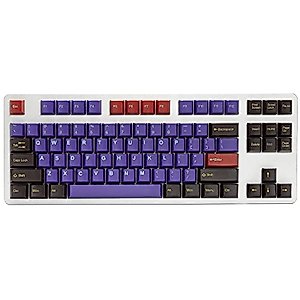 TAI-HAO Cubic Profile Chocolate Factory Keycaps 113 ANSI Layout Compatible with All MX Types Keyboards(61/87/104/108+1.75U Shift Key) Custom Keycap Set