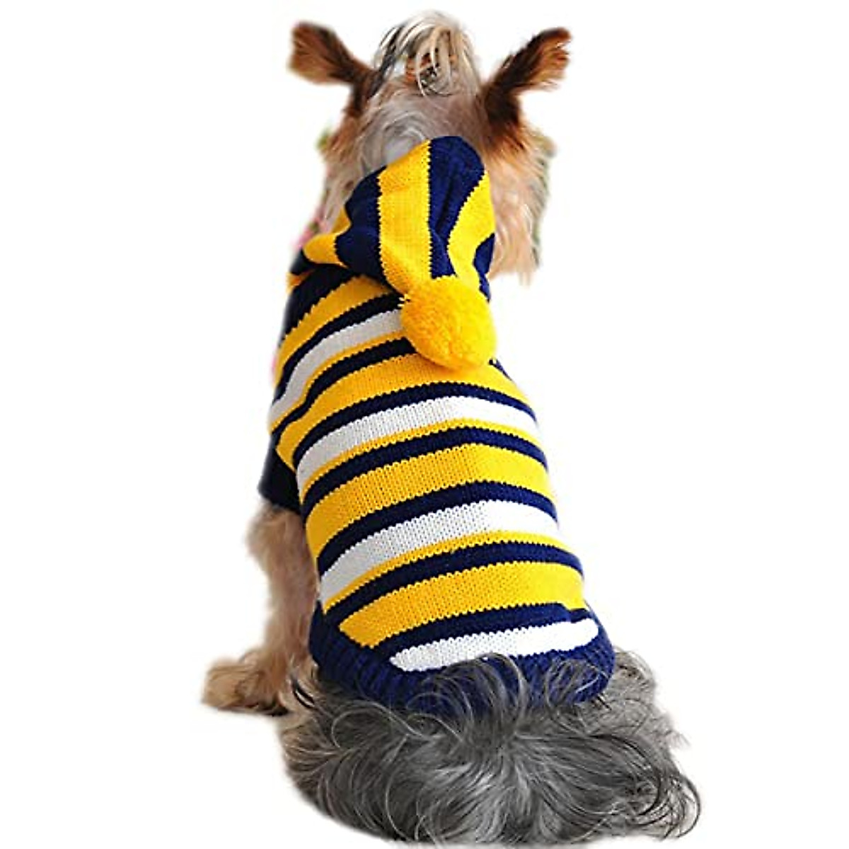 Pet Clothes for Medium Dogs Summer Dog Clothes Teddy Sweatshirt Autumn Winter Striped Suit Puppy Puppy Costume Cat with Hat