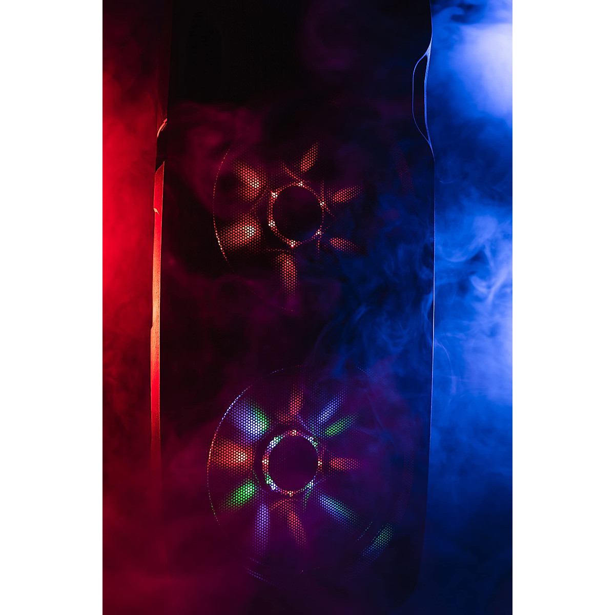 Gemini AS Series Professional Audio Dual 15-inch Portable Active PA Loudspeakers with Bluetooth Compatibility, Mic & Line XLR, 1/4", 1/8", RCA inputs