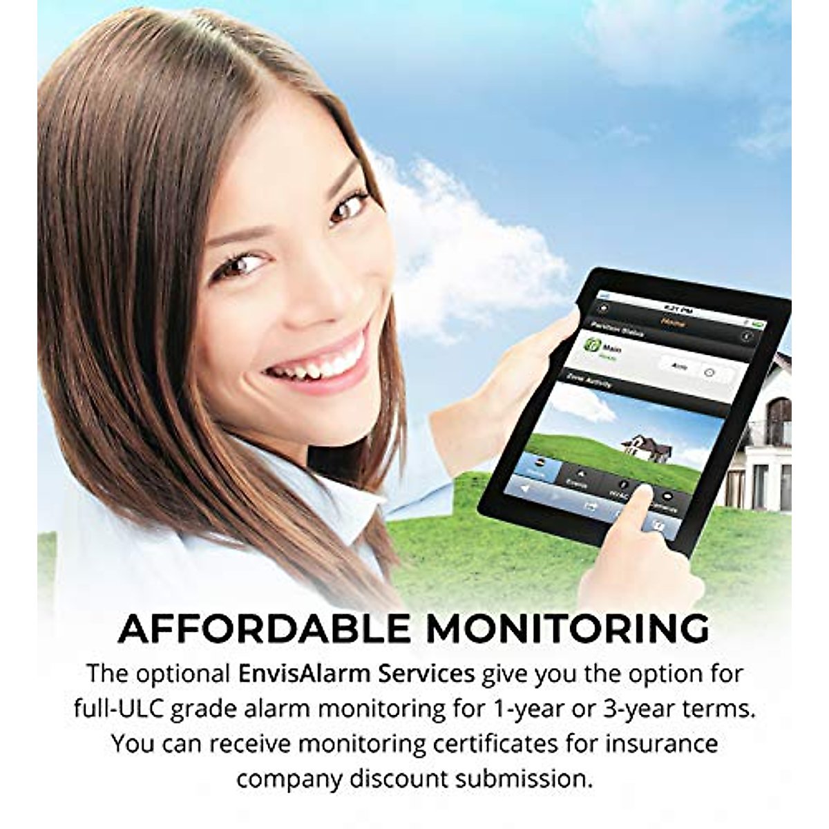EyezOn Envisalink EVL-4EZR IP Security Interface Module for DSC and Honeywell (Ademco) Security Systems, Compatible with Alexa