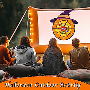 30” Halloween Decorations Witch Hat Party Favor, Large Halloween Toys Kids Dart Board Game, Halloween Party Supplies Indoor Outdoor Decor, Stocking Stuffers Christmas Birthday Gifts for Boys Girls