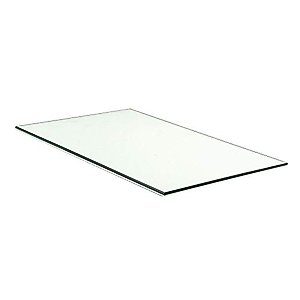 12" x 24" Tempered Glass Shelf 3/16" Thick