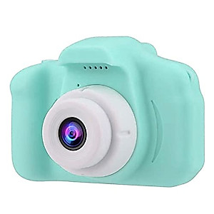 Lightweight Kids Digital Camera 2.0 LCD Mini Camera Hd 1080p Children's Sports Camera,Support 32 GB SD Card for Children Birthday, Christmas, (Green)