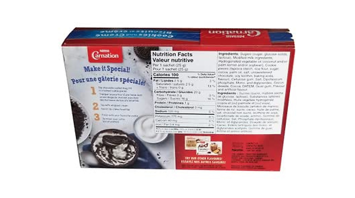 Nestle Carnation Cookies & Creme Hot Chocolate Mix - 7 Sachets