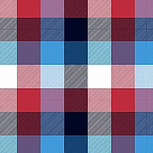 Vera Bradley Women's Cotton Small Backpack, Patriotic Plaid, One Size