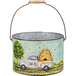Primitives by Kathy Buzz Bee Farm Sunny Blooms Farm Home Décor Bucket Set