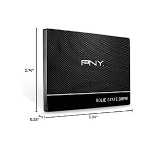 PNY CS900 120GB 3D NAND 2.5" SATA III Internal Solid State Drive (SSD) - (SSD7CS900-120-RB)
