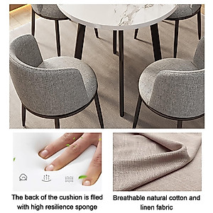 Round Conference Table,Office Reception Room Club Table And Chair Set,small Conference Table For 4,Reception Table And Chair Combination Negotiation Table Office Shops Meetings Small Round Tables ( Si