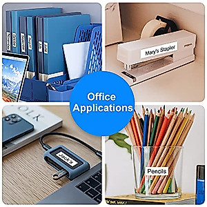 MarkDomain Replacement for Brother TZe-231 TZ-231 P Touch TZe TZ Tape 12mm 0.47 inch Laminated Black on White Label Tape, Compatible with Brother PT-D210 PT-D220 PT-H110 PT-D600 Label Makers, 3-Pack