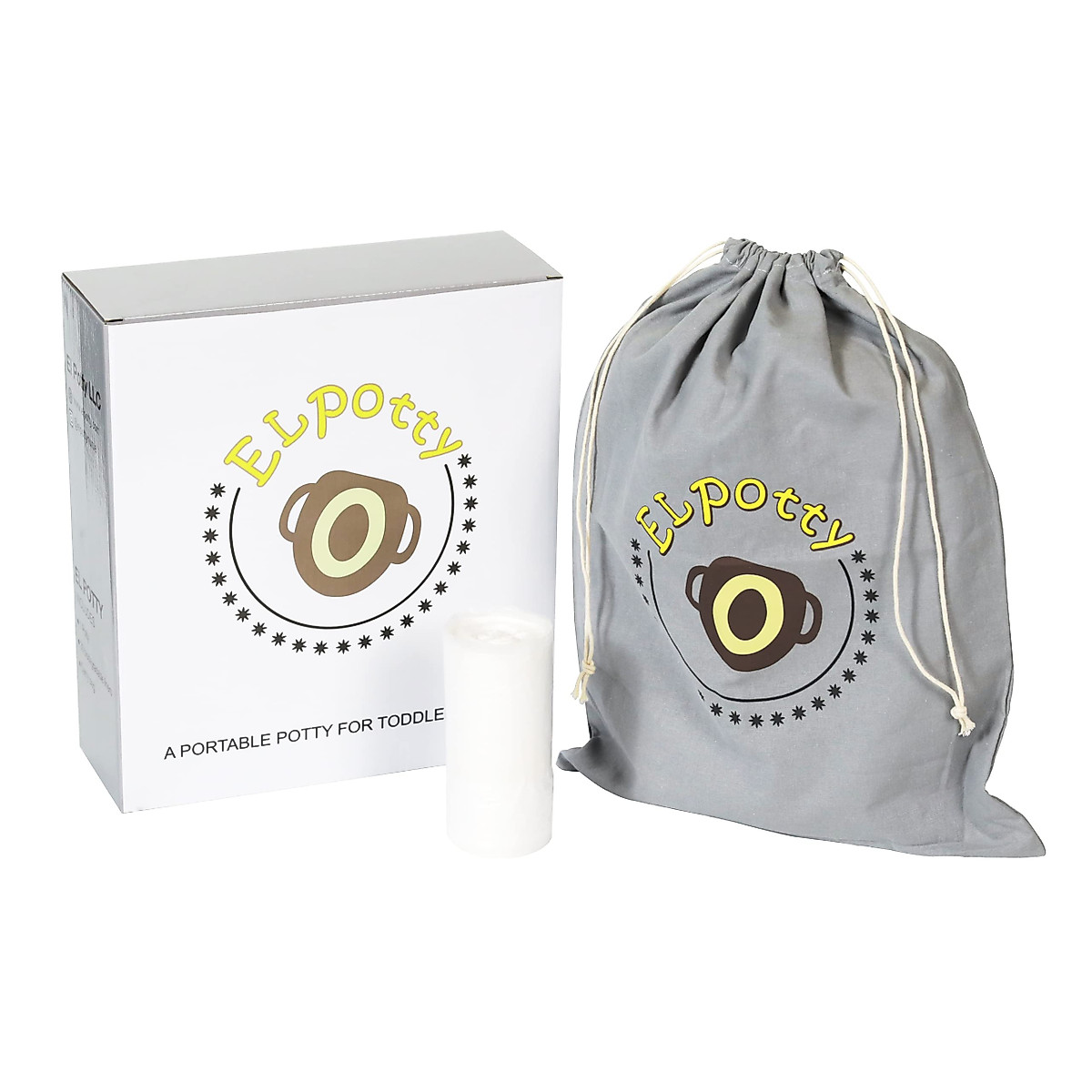 The Only Travel Potty Seat With Compartment Pockets, 2 in 1 Sturdy and Strong Light Weight, Its White Seat Makes It Look Like A Real Toilet. It's Great For Babies, Toddlers, and School Aged Children.