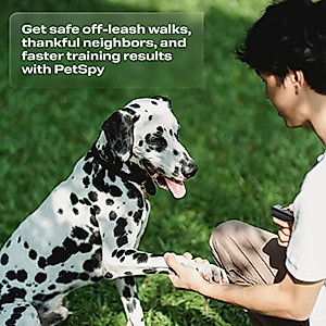 PetSpy N10 Ultrasonic Dog Bark Deterrent, 2 Frequency Modes, Barking Control Device for Indoor and Outdoor with 16 Feet Range, Bark Deterrent Dog Trainer with Training Cards