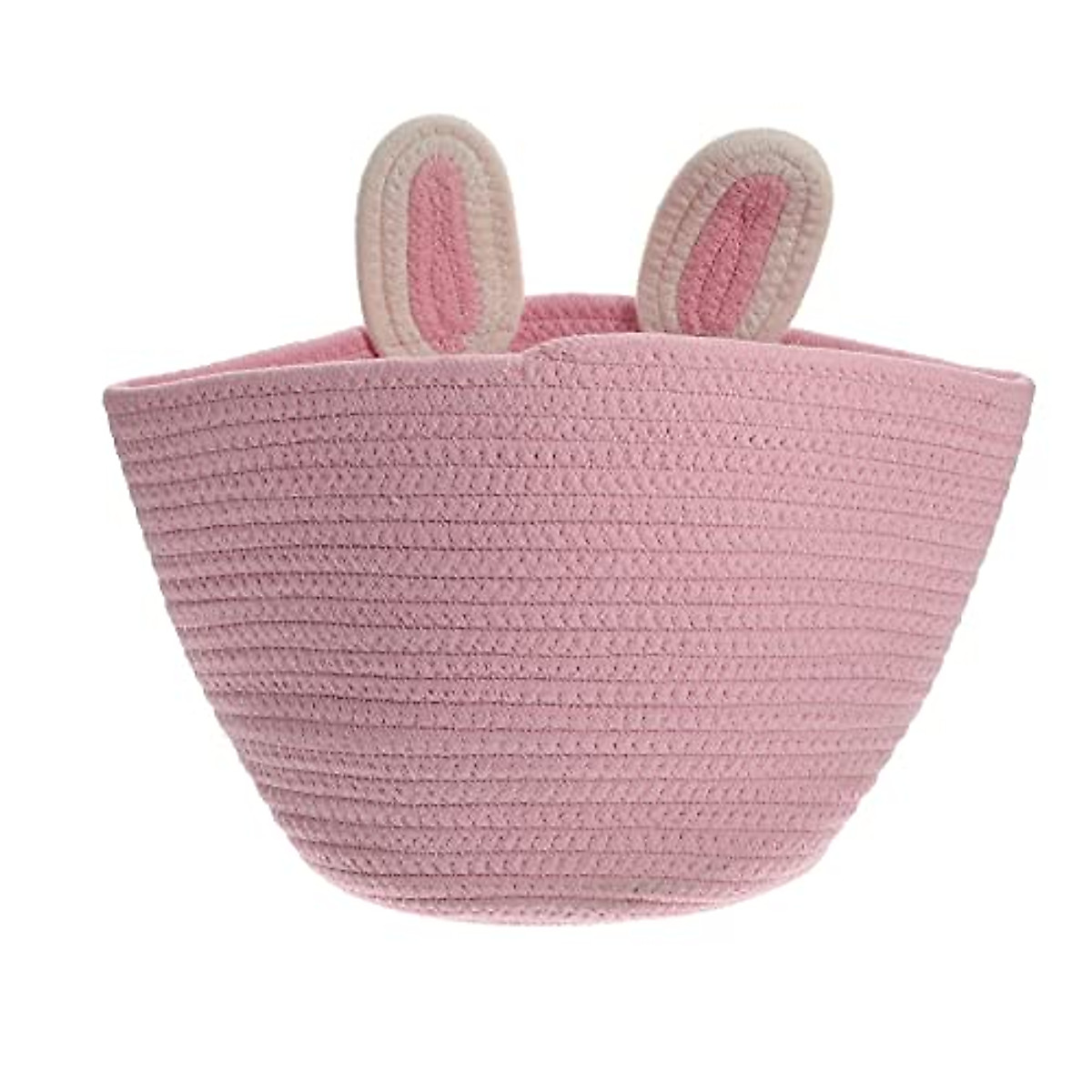 Cabilock Boho Home Decor Home Decor 3pcs Rope Rabbit Basket Snacks for Nordic Storage Basket Cotton Rope Pink Boho Decor Woven Basket