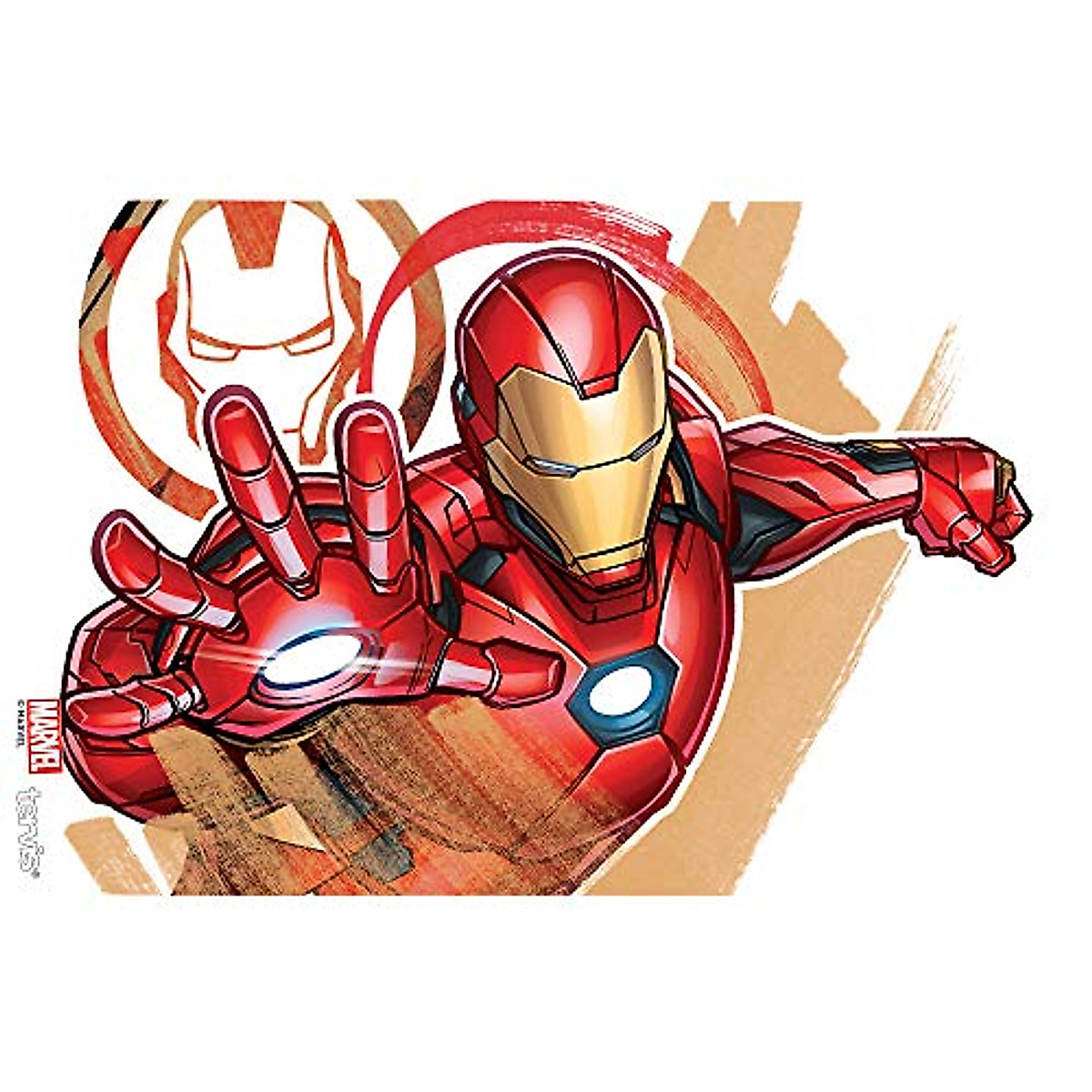 Tervis Marvel - Iron Man Made in USA Double Walled Insulated Tumbler Cup Keeps Drinks Cold & Hot, 16oz, Iconic