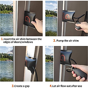 Gute Air Wedge Bag Pump, 3Pack Commercial Inflatable Air Wedge Pump Tool,Air Wedge Pump Bag Tool-Professional Leveling Kit,Air Wedge Bag for Variety of Jobs. 300 LB Rating (3Sizes)