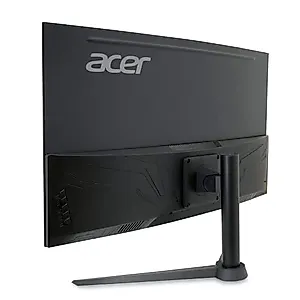 Acer Nitro 31.5" FHD 1920 x 1080 1500R Curved PC Gaming Monitor | AMD FreeSync | 75Hz Refresh | 1ms VRB | VESA Mountable | Height, Tilt, Swivel Adjustable | 1 x HDMI 1.4 Port & VGA | XZ320QR bih,Black