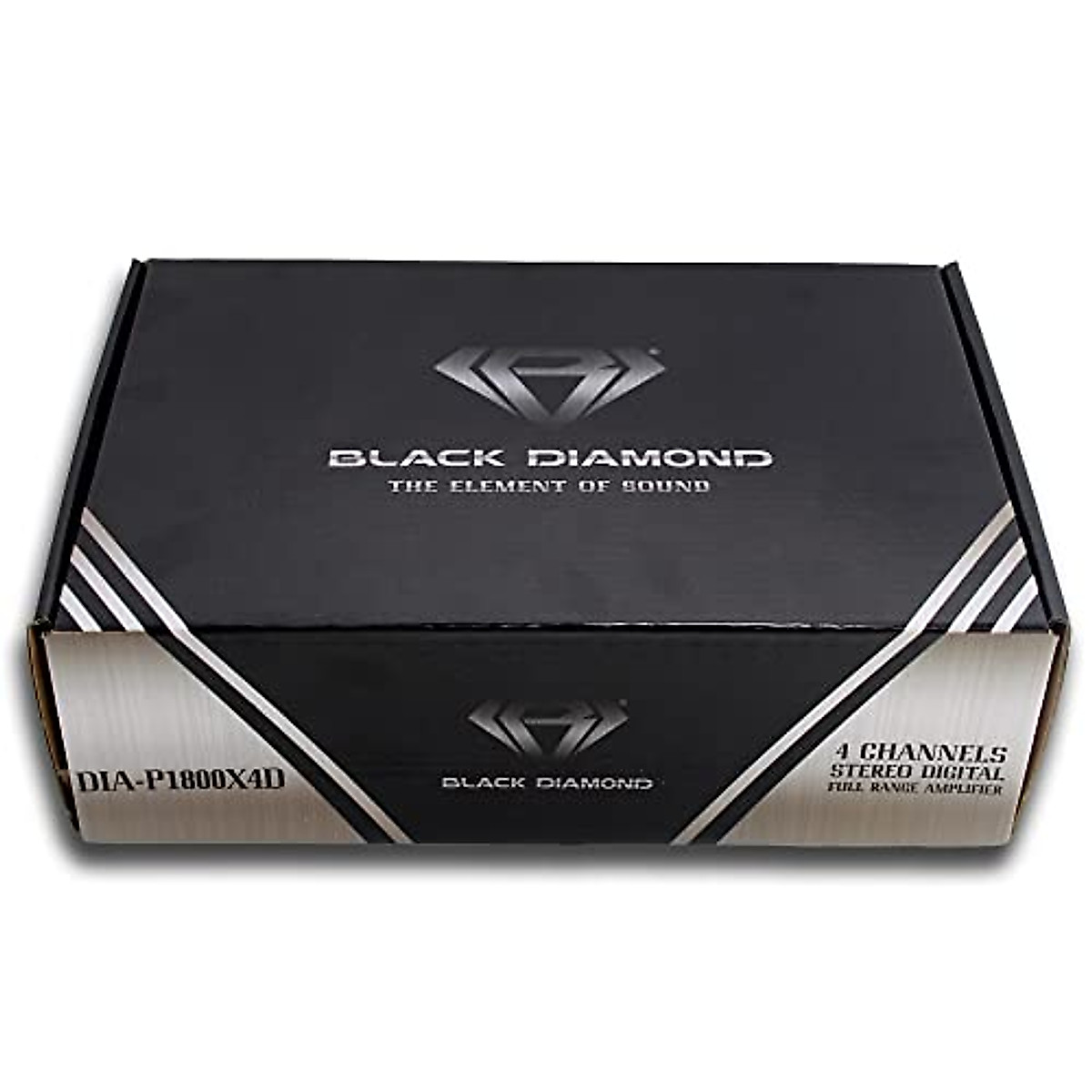 Black Diamond 4 Channel Amplifier Class D 3600 Watt Full Range DIA-P1800X4D