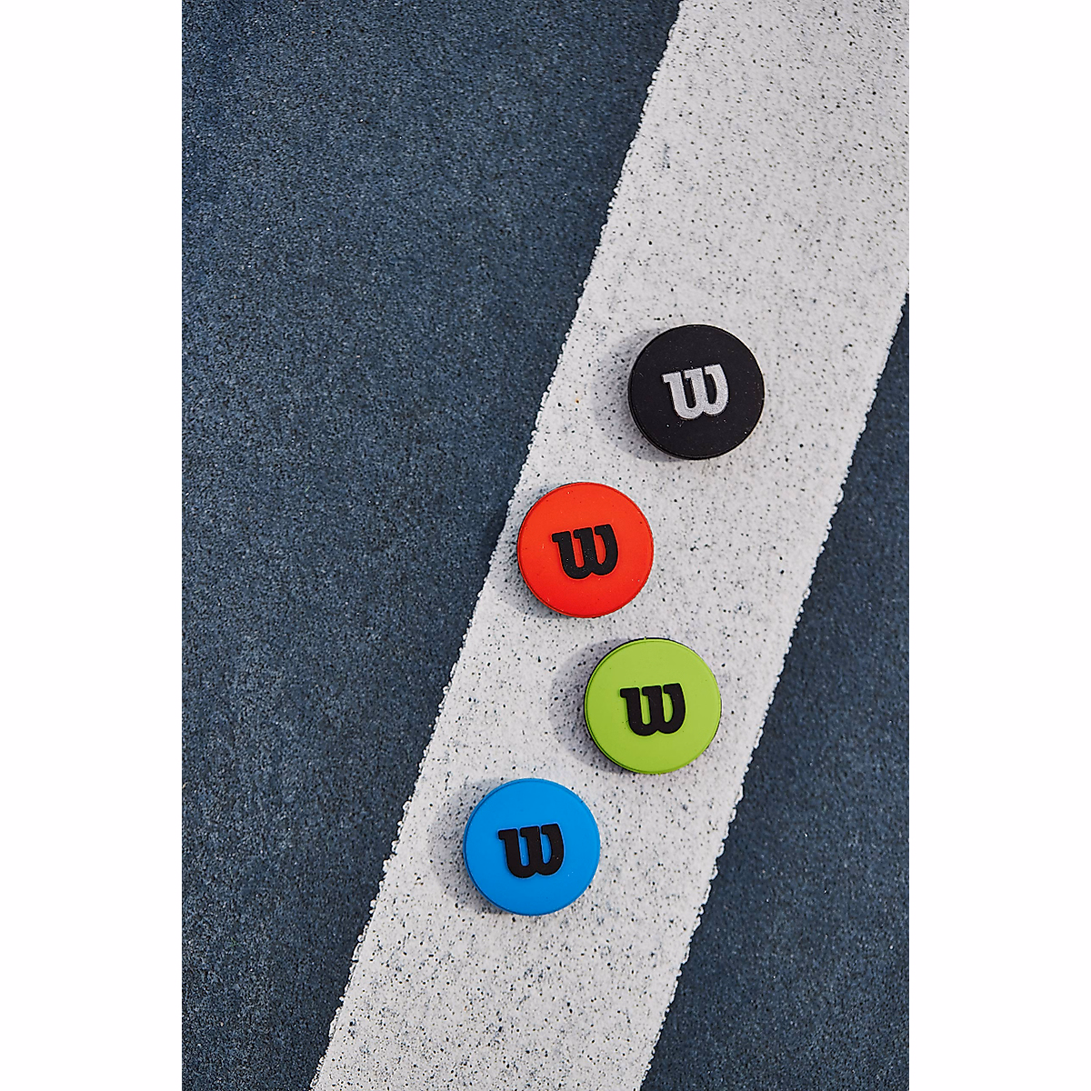 WILSON unisex adult Pro Feel Clash dampener, Red, 2 US