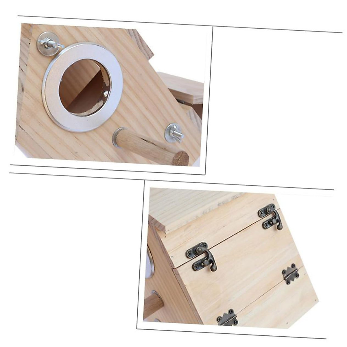 HANABASS Swallows Nest Bird Cage Decorative Bird Cage Bird Supplies Pet Bird Supplies Vertical Bird House Vertical Bird Nest Indoor Bird House Birdcage Bird House for Small Birds Wooden