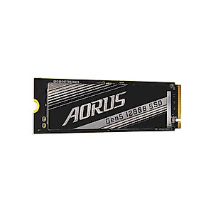 GIGABYTE AORUS Gen5 12000 SSD 2TB PCIe 5.0 NVMe M.2 Internal Solid State Hard Drive with Read Speed Up to 12400MB/s, Write Speed Up to 11800MB/s, AG512K2TB