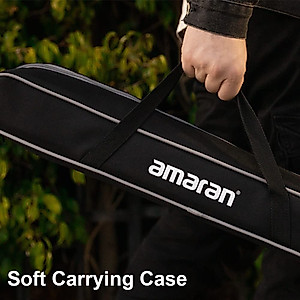 Aputure amaran Tube Light amaran T2c RGBWW LED Video Light Stick Light, CRI≥95 TLCI ≥98,2500K-7500K /Rechargeable Battery/APP Control for Photography