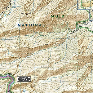 Mount Whitney Map (National Geographic Trails Illustrated Map, 322)